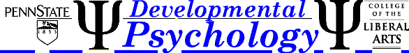Developmental Psychology Penn State